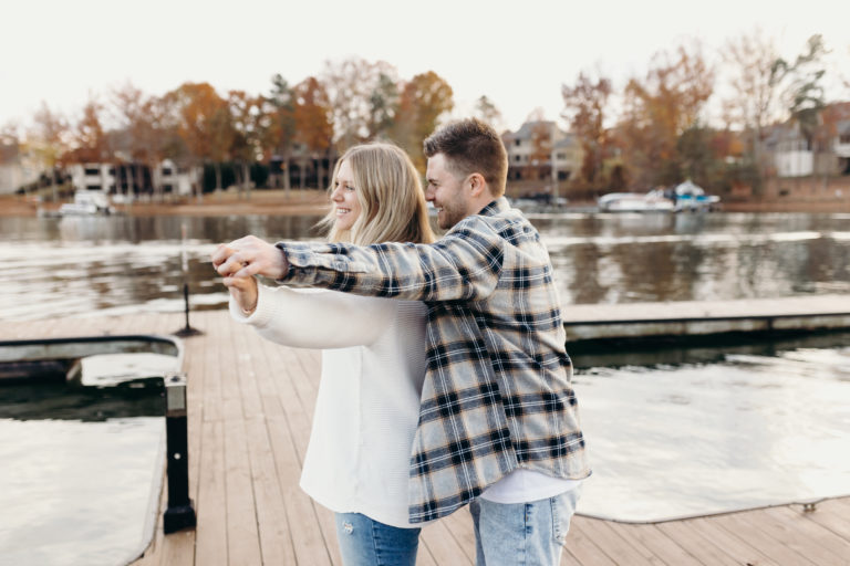 THE POINT ENGAGEMENT PHOTOSHOOT | WES & RILEY | LAKE NORMAN, NC - Alli ...