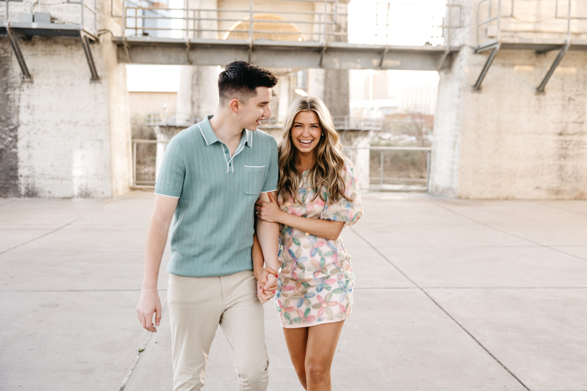NASHVILLE CITY SKYLINE | ENGAGEMENT | MEGHAN & TANNER